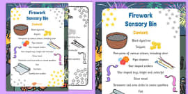 EYFS Fizzy Fireworks Science Experiment and Prompt Card Pack
