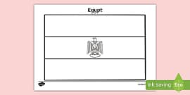 Jordan Flag Colouring Page (teacher made) - Twinkl