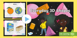3D Shapes Interactive PowerPoint - Maths Resource - Twinkl