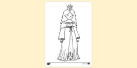 FREE! - Printable Dress Colouring Page – Fun Activities for Kids