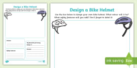 Design Your Own Bicycle Helmet Activity (Teacher-Made)