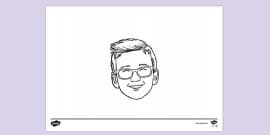 Copernicus Head Colouring | Colouring Sheets (teacher made)