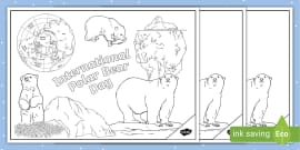 International Polar Bear Day Display Fact Poster for class