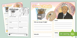 Georgia O’Keeffe Facts for Kids - Printable Fact Sheet