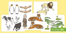 Noah's Ark Word Cards (teacher made)