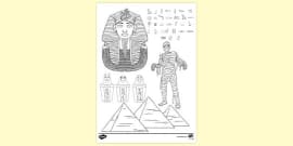 FREE! - Ancient Egyptian Gods Colouring Pages for Kids
