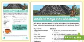 Maya Food Tortilla Recipe KS2 - Twinkl