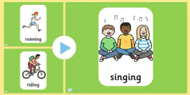 Verb PowerPoint Game | Teaching Resource (teacher made)