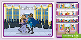 Cinderella Pencil Control Path Worksheets