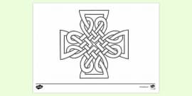 FREE! - Celtic Knot Colouring | Colouring Sheets - Twinkl