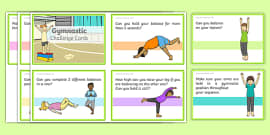 Gymnastics Instructions Word Mat
