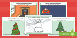 French: Alphabet Modelling Dough Mats (teacher made)