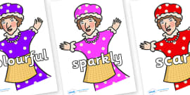 Punch and Judy Word Cards (teacher made) - Twinkl