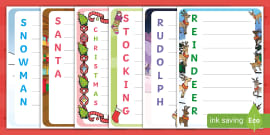 Christmas Card Poem Inserts (teacher made) - Twinkl