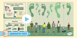 Earth Day Carbon Footprint (teacher made) - Twinkl