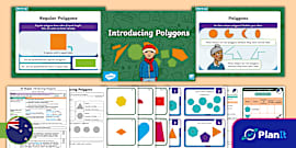 Phase 1 Space: 2D Shapes (Name 2D Shapes) Lesson 1 - Twinkl