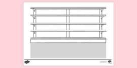 FREE! - Falling Shelves Colouring | Colouring Sheets