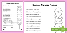 Bus Stop Ordinal Number Queue (teacher made)