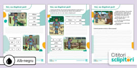 Diverse tipuri de case – Fișă de citire și scriere clasa I