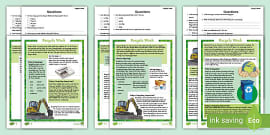 KS2 - Reading Comprehension - Plastic Pollution