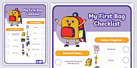 All About Me Backpack Activity (teacher made) - Twinkl