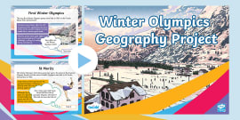 History of the Winter Olympics Timeline (teacher made)