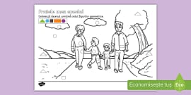 Familia – Desene de colorat (teacher made) - Twinkl