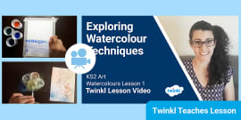 FREE! - KS1 (Ages 5-7) Art: Watercolour Painting Video Lesson