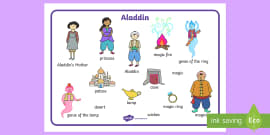 FREE! - Aladdin Word Cards (teacher made)