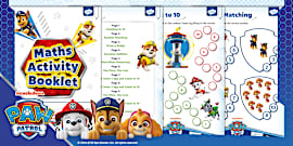 PAW Patrol: Number Formation Activity Sheets