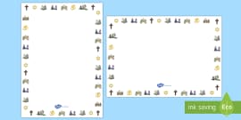 Praying Themed Page Border Pack (teacher made) - Twinkl