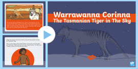 Tasmanian Tiger Cloze Worksheet (l'enseignant a fait)