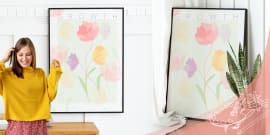 Flowers Poster (teacher made) - Twinkl