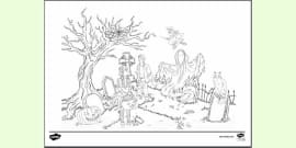 Halloween Colouring Pages | Mindfulness Activities