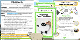 Eid Sheep Paper Cone Craft (teacher made)