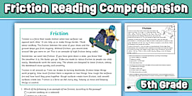 Friction Activity Sheet