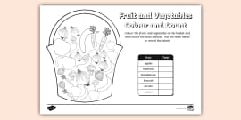 Vegetable Sorting Worksheet / Worksheet (teacher made)