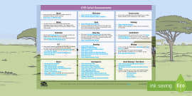 EYFS Safari Simple Sentence Cards (teacher made)