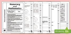 First Level Numeracy and Mathematics Assessment - Patterns and ...