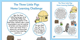 The Three Little Pigs Vocabulary Poster