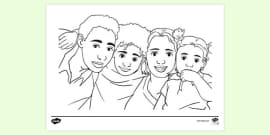 FREE! - Colouring Page | My Family - Primary Colouring Sheets