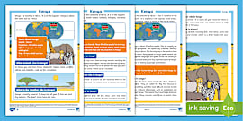 Comparing Kenya and the UK Activity - KS1 - Geography