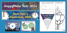 New Year's Resolution Resource Pack (Teacher-Made) - Twinkl