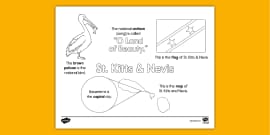 St. Vincent & the Grenadines Facts Coloring Sheet