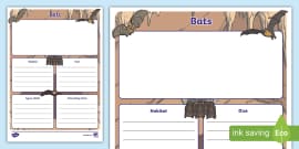 Fox Fact File Template,foxes (teacher made) - Twinkl