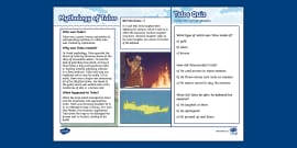 Zeus Fact File - KS2 (teacher made) - Twinkl