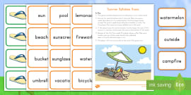 Beach Nature Scavenger Hunt - Beach, Nature, Scavenger Hunt