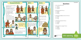 Rumpelstiltskin Character Describing Words Matching Activity