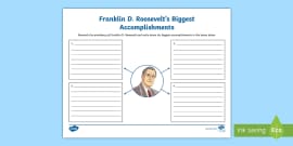 Printable Franklin D. Roosevelt Fact File | U.S. Presidents