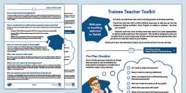 Teachers Standards Word Document – Checklist for NQT